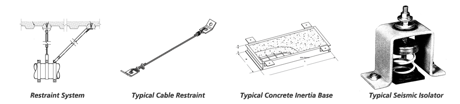 Seismic Restraints and Seismic Control Hardware | SRSUtah.com